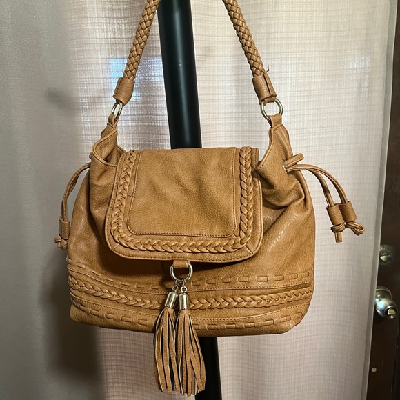 Bags | Braided Leather Purse | Poshmark